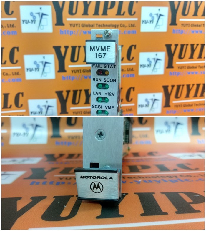 MOTOROLA PLC MVME 167 / 01-W3826B Single Board - PLC DCS SERVO Control MOTOR POWER SUPPLY IPC ROBOT